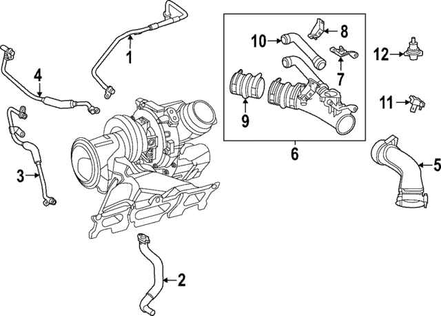254-098-12-00 - Intake Hose 2022-2024 Mercedes-Benz | Mercedes-Benz USA ...