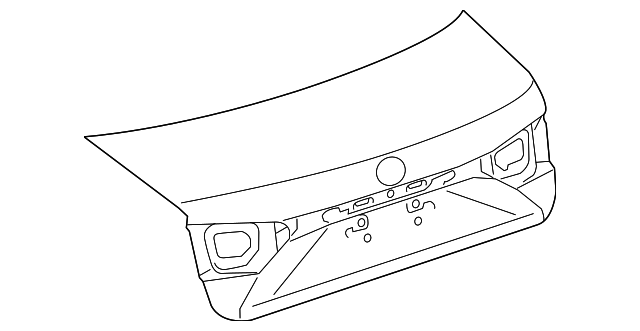 64401-33640 - Trunk Lid For 2013-2015 Lexus ES300h | Lexus OE Parts