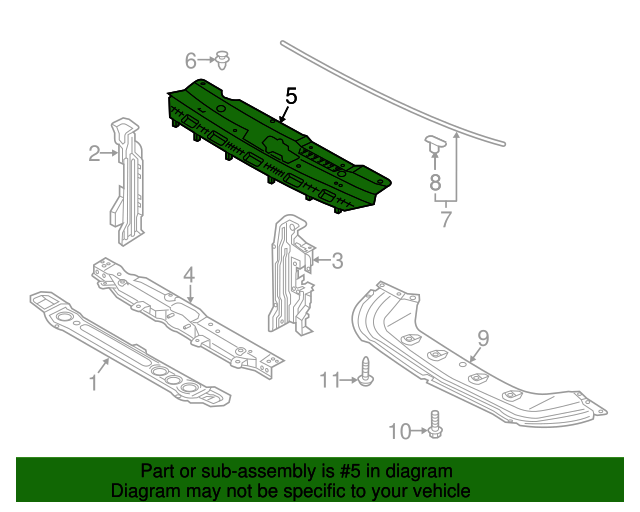 2020 Kia Cadenza Sight Shield 86390-F6500 | OEM Parts Online