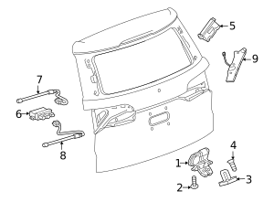 13530679 GM Liftgate Latch Striker | GM Parts Store