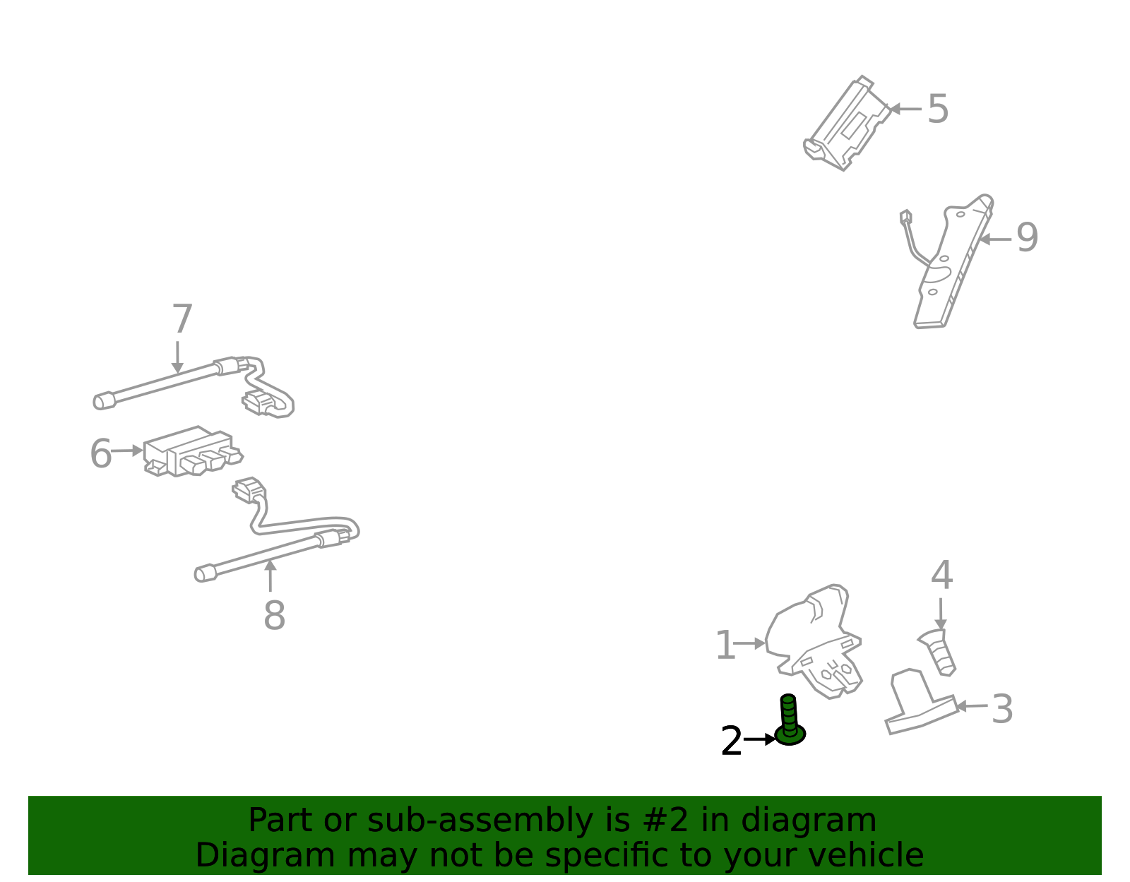 2012-2025 GM M8x1.25x25 Multi-Purpose Bolt 11610966 GM | GMPartsDirect.com