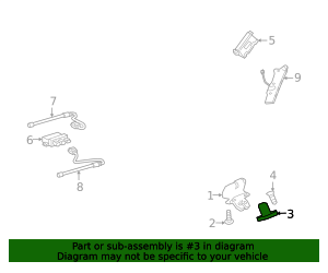 13530679 GM Liftgate Latch Striker | GM Parts Store