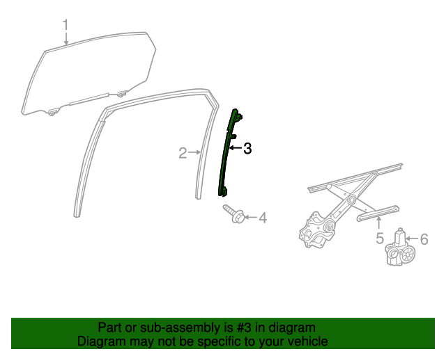2016-2022 Lexus Door Window Glass Surround Channel Bracket 67408-0E070 ...
