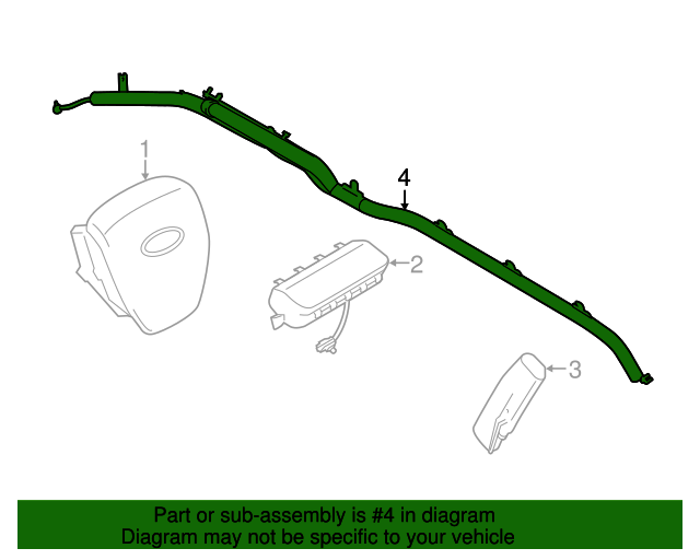 2017-2022 Ford Inflator Curtain PC3Z-26042D95-A | OEM Parts Online
