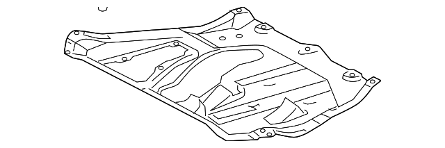 51440-0E010 - Center Shield For 2004-2006 Lexus RX330 | Lexus OE Parts