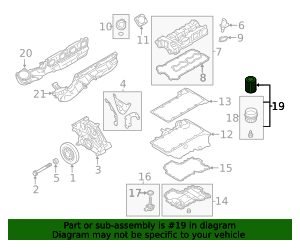 11-42-5-A33-C43 - 2020-2024 BMW - Oil Filter | Buy BMW Parts Now