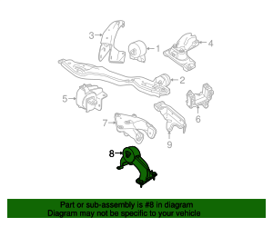 2008-2010 Mopar Rear Support 4880603AB | TascaParts.com