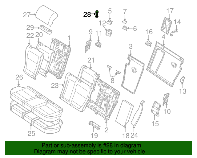 52208132020 - 1992-2006 BMW Headrest Guide (52-20-8-132-020) | BMW of ...
