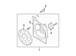 25350-2F000 - Cooling Shroud 2004-2009 Kia | Kia.Parts Store