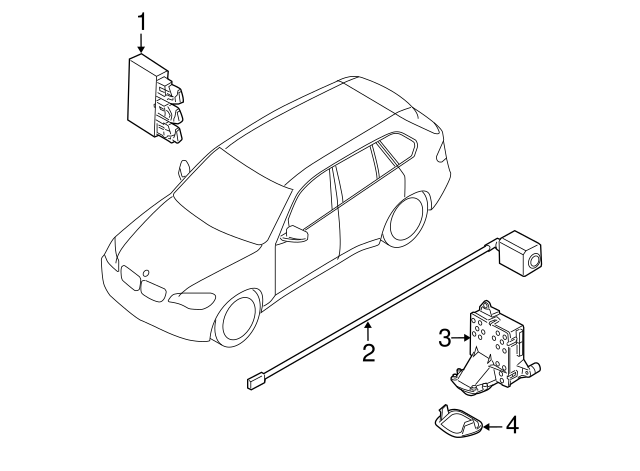 66539195898 - 2007-2010 BMW Camera (66-53-9-195-898) | BMW of South ...