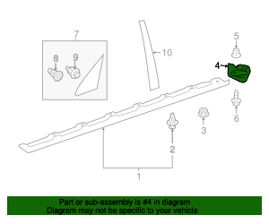 2003-2008 Toyota Corolla Extension 65631-02030 | OEM Parts Online