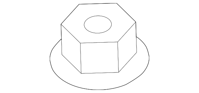 2000-2014 Toyota Rocker Molding Retainer 76924-02010 | Toyota Parts Center