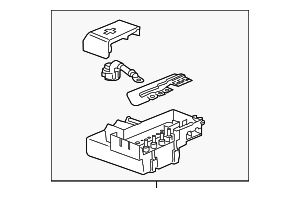 2017-2019 GM Battery Distribution Engine Compartment Fuse Block ...