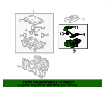 2017-2019 GM Battery Distribution Engine Compartment Fuse Block ...