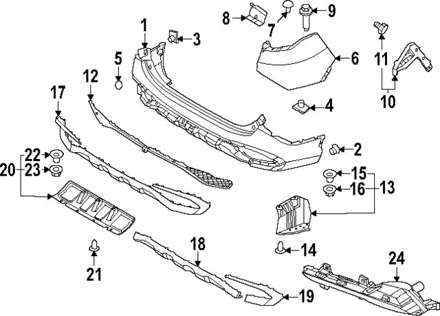 866A1-DW000 - Skid Plate 2023-2024 Kia Sportage | Kia.Parts Store