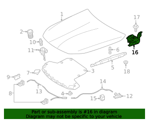 213-880-02-28 - Hinge 2017-2023 Mercedes-Benz | AutoNationParts.com