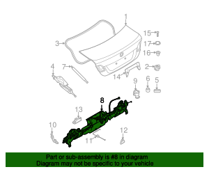 51247372801 - 2007-2021 BMW Lock Actuator (51-24-7-372-801) | BMW of ...