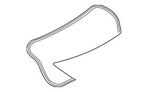 51767193576 - 2007-2013 BMW Deck Lid Seal (51-76-7-193-576) | BMW of ...