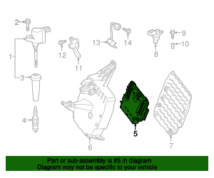 2016-2017 Ford Escape Ecm GJ5Z-12A650-MD | TascaParts.com