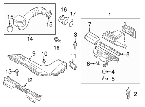 2015-2019 Hyundai Sonata Air Filter 28113-C1100 | OEM Hyundai Parts