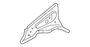 55713-0D090 - Cowl Side Panel - 2014-2018 Toyota Yaris | Nucar Toyota Parts