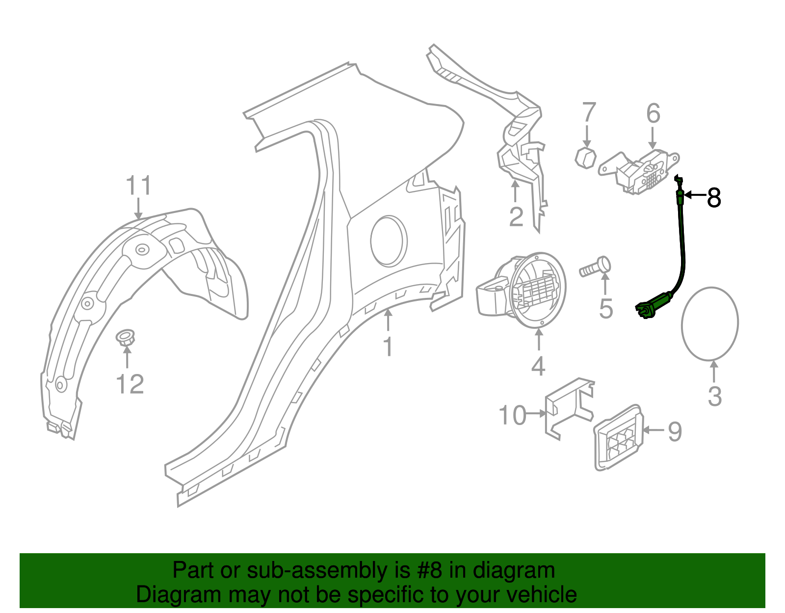 2017-2019 Kia Sportage Release Cable 81590-D9000 | Retail Performance ...