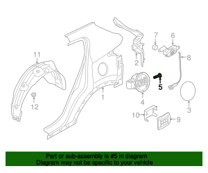 12441-05167K - Bumper Cover Screw 2012-2022 Kia | Kia.Parts Store