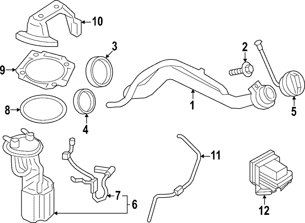 LC3Z-9030-M - 2023-2024 Ford - Filler Cap | My Ford Parts