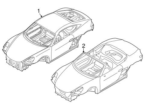 Body Shell for 2019 Porsche 718 Boxster | Porsche Parts Orlando