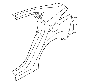 Genuine OEM Quarter Panel Part# 71504-3YC00 Fits 2011-2016 Hyundai ...