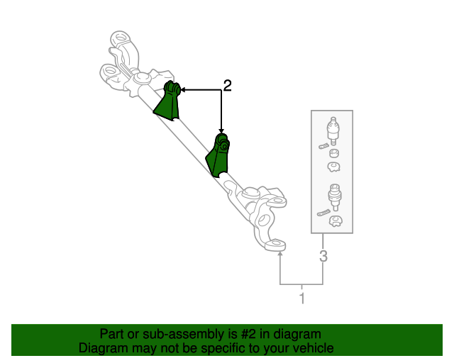 1999-2004 Jeep Grand Cherokee Suspension Control Arm Bushing 52088220 ...