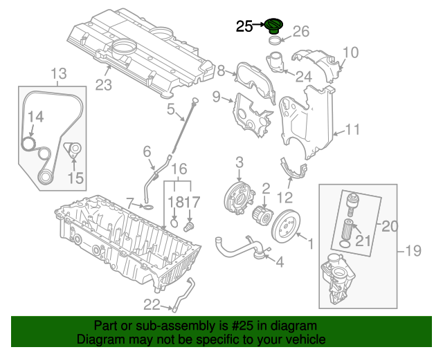 30677494 - Filler Cap - 2004-2016 Volvo | Volvo OEM Parts Direct