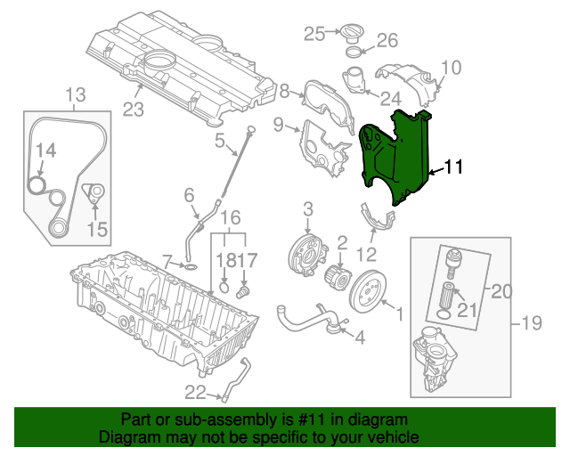 30650687 - Rear Cover - 2004-2016 Volvo | Volvo OEM Parts Direct