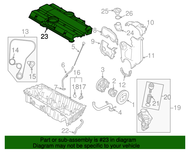 31339765 - Engine Valve Cover 2006-2016 Volvo | AutoNationParts.com
