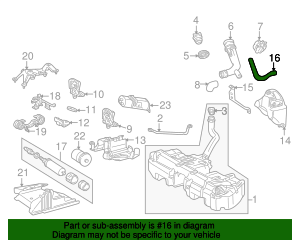 230-476-87-26 - Hose 1990-2000 Mercedes-Benz | Mercedes-Benz USA Parts