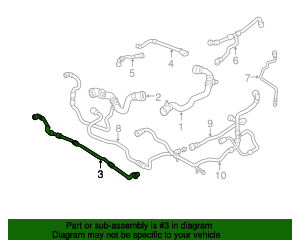 17-12-8-633-483 - Radiator Coolant Hose 2016-2021 BMW | AutoNationParts.com
