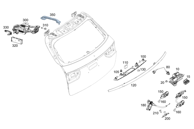 213-760-56-00 - Door Drive 2018-2023 Mercedes-Benz E63 AMG S | Mercedes ...