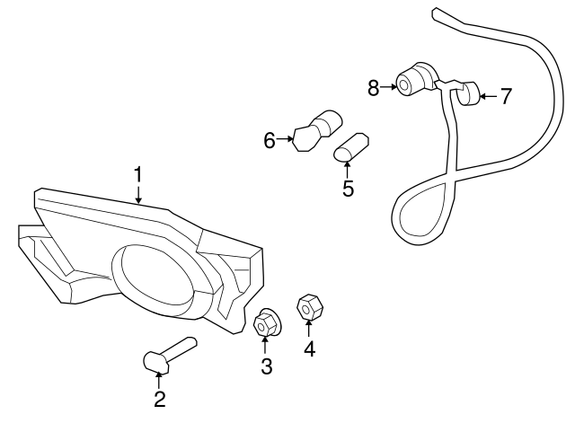 15040362 - Passenger Side Front Fog Lamp 2002-2006 Chevrolet | GMPartsNow