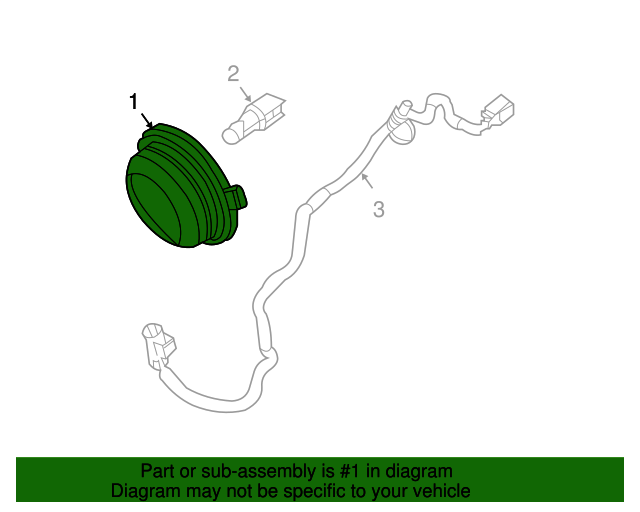 2007-2018 Jeep Side Marker Lamp - Driver's Side (LH) 55078145AA ...