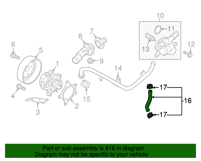 25469-2B701 - Hose 2016-2022 Kia | Kia.Parts Store