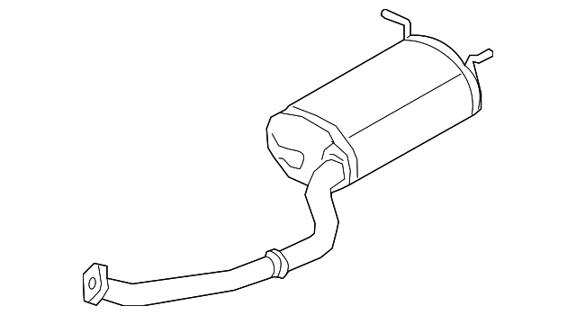 18307-T7X-A01 - Muffler & Pipe 2019-2022 Honda HR-V | Honda Parts Online