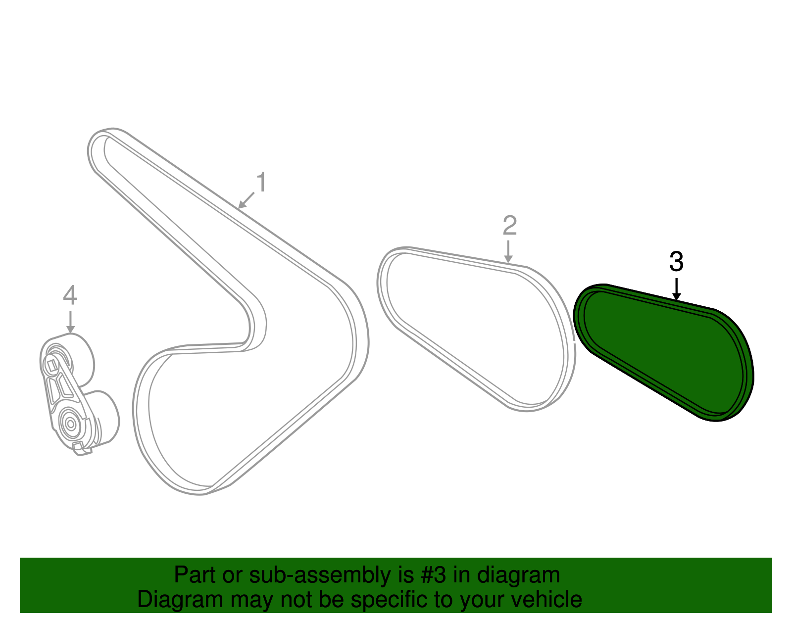 2014-2020 GM Belt 12643517 GM | GMPartsDirect.com