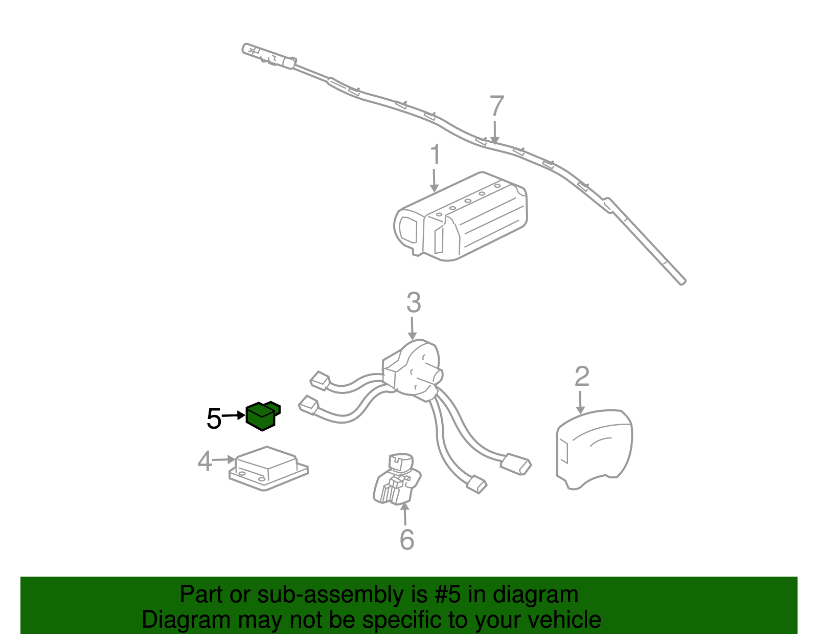 2008-2025 GM Ft Impact Sensor 85598016 | NewGMParts.com