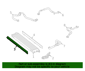 2016-2017 Mercedes-Benz Front Seal 190-505-08-00 | MB OEM Parts