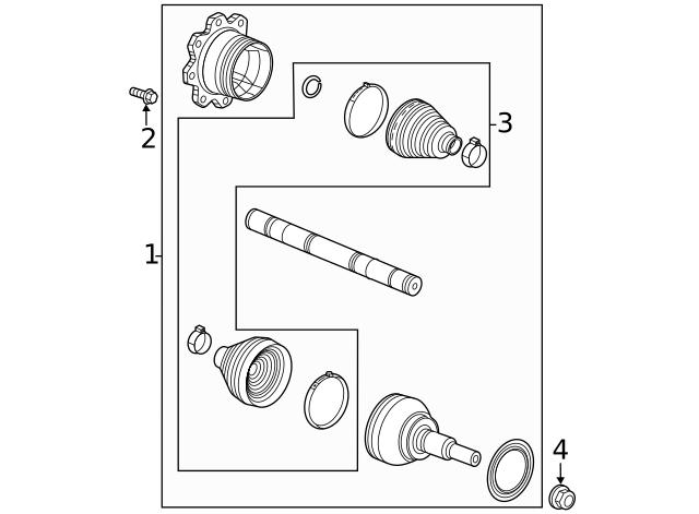 11601744 GM Axle Assembly Bolt | GM Parts Store