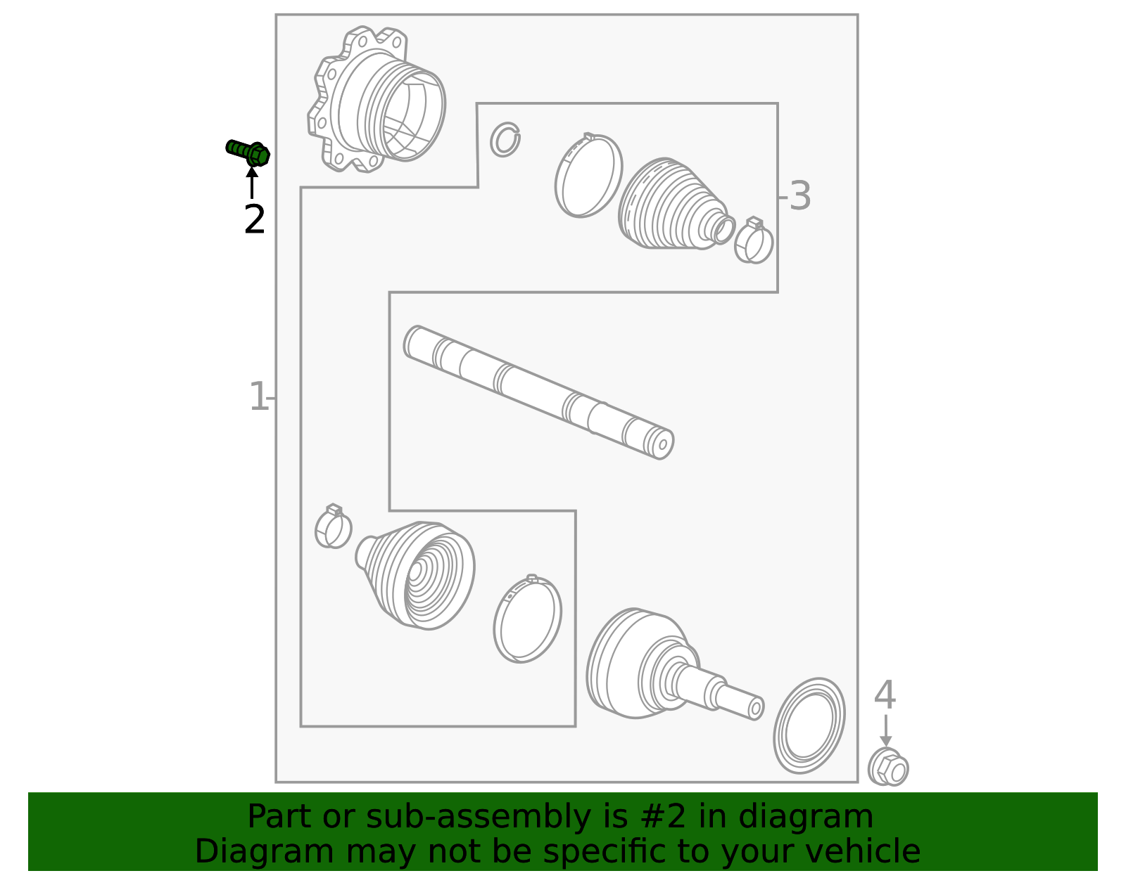 2020-2025 GM Axle Assembly Bolt 11601744 GM | GMPartsDirect.com
