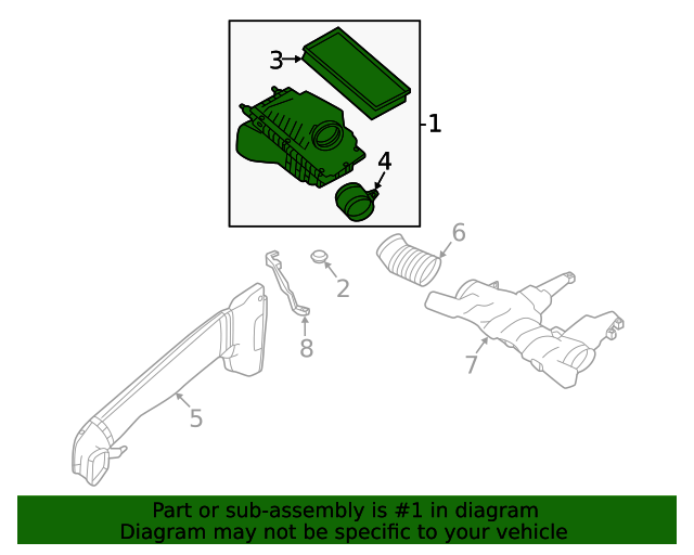 2022-2023 Land Rover Air Filter Housing LR181078 | OEM Parts Online