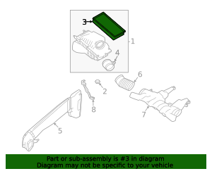 Genuine OEM Air Filter Part# LR129322 Fits 2020-2024 Land Rover: Up To ...