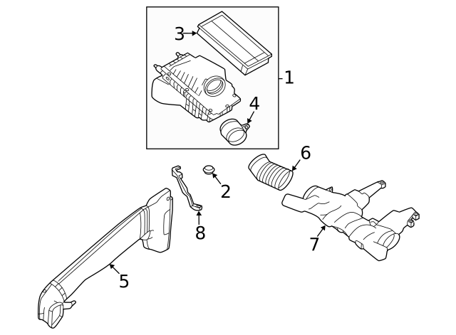 Genuine Air Cleaner Assembly Insulator for 2008-2023 Land Rover | Land ...