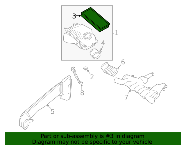 Genuine OEM Air Filter Part# LR129322 Fits 2020-2024 Land Rover: Up To ...